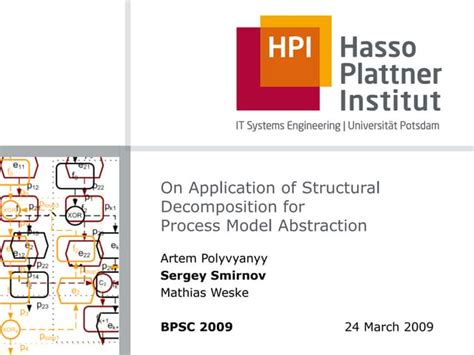 On Application Of Structural Decomposition For Process Model