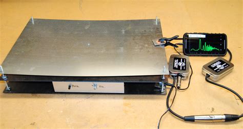 Contact Mic Test Fixture Setup Zeppelin Design Labs