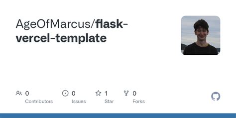 Github Ageofmarcusflask Vercel Template
