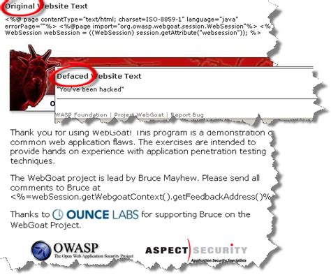 owasp webgoat the challenge aldeid