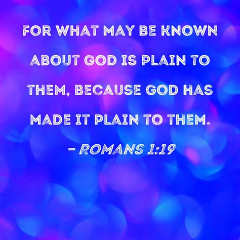 Meaning Of Romans 1 20