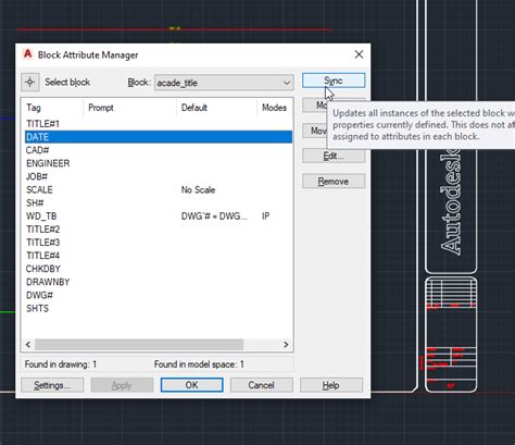Title Block Swapping Issues With Attributes Autodesk Community