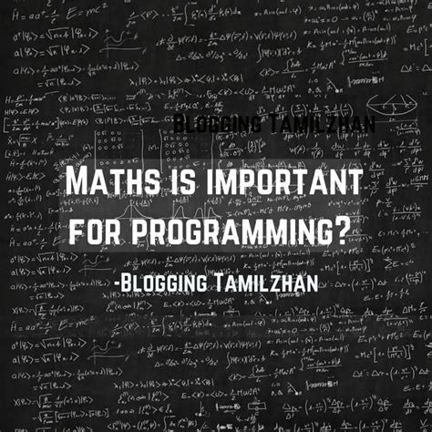 Maths Is Important For Programming In 2025 Math Mathematical Induction Machine Learning