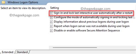 How To Enable Disable Automatic Sign In After Update In Windows 11