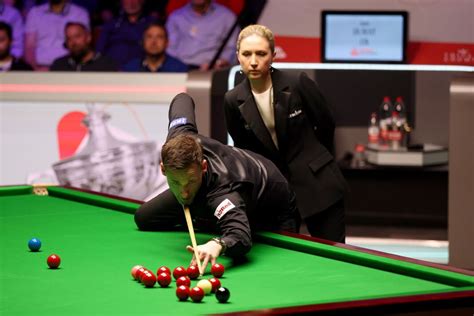 Snooker Stars Wife Is Crucible Referee But Its Not Her Full Time Job