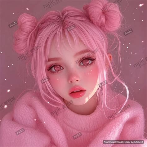Ai创作图粉色头像 粉色头发少女头像 粉色头发少女 梦幻少女粉 粉色少女心 美萌少女头像 粉色的少女 少女心头像 粉色少女风 网红头像 少女心ins 粉红少女心 Ins头像 粉嫩少女心 粉色