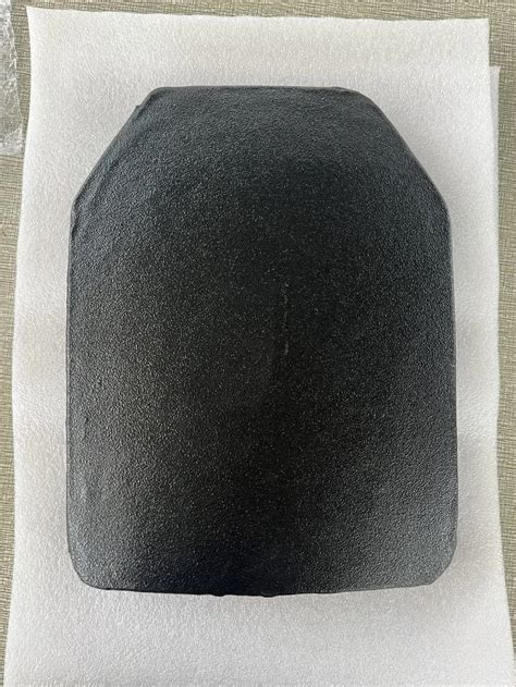 Multi Curve Body Armor Ceramic Tile Silicon Carbide Ballistic Plate Polyurea Coating Body