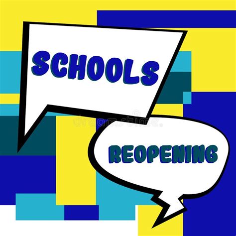 Inspiration Showing Sign Schools Reopening Internet Concept Classes