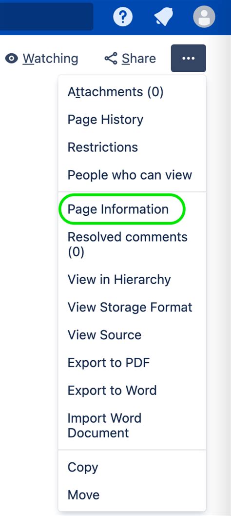 How To Get Confluence Page ID Confluence Atlassian Documentation
