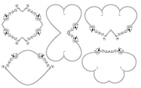 Abstract Border Design Vector Art Png Frame Border Design Abstract Accent Curve Art Greeting