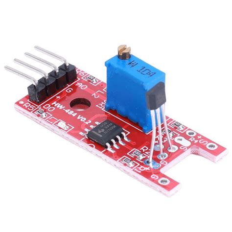 Ky 024 Speed Sensor Module 4pin Linear Magnetic Hall Sensor Dc 5v Hall Effect Magnetic Sensor