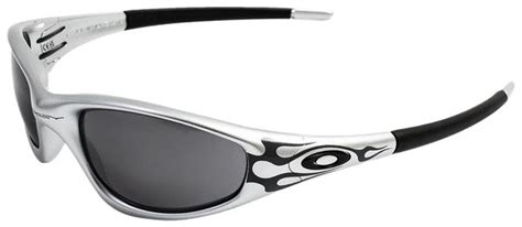Buy Oakley Muzm Straight Jacket 99 Sunglasses Silver Flamesblack