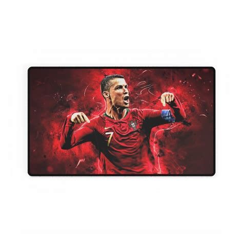 Cristiano Ronaldo Desk Mat Ronaldo Mouse Pad Gaming Mouse Pad Custom Mouse Pad Ronaldo