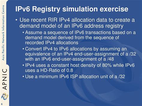 IPv Address Space Management Report Of IPv Registry Simulation Ppt Download