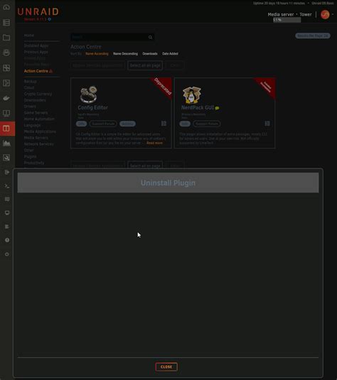 Uninstall Plugin Won T Work General Support Unraid