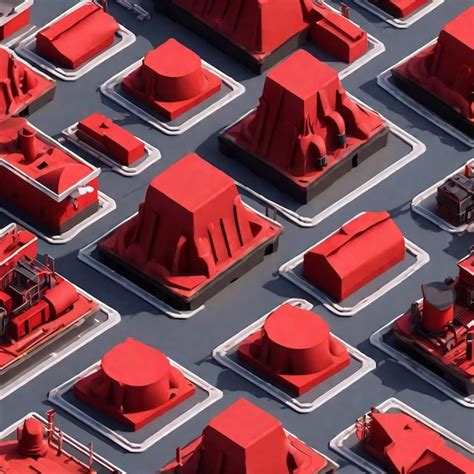 Vibrant Red Textured Elegance Premium Ai Generated Image