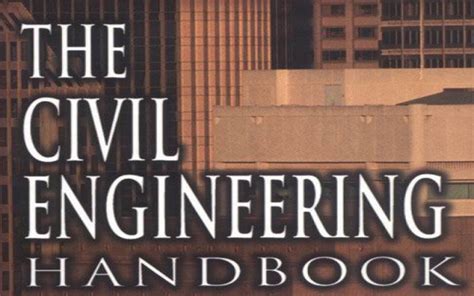 Civil Engineering Handbook Pdf And Ebook Civil Engineering Pdf