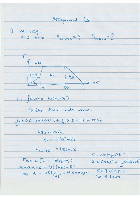 Assignment 6b Dynamics Phys 3802 Studocu