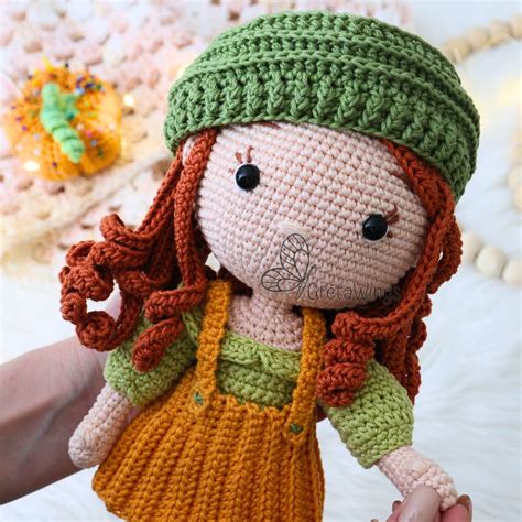 Doll Amber Autumn Pattern Amigurumi Digital Download Gretawings