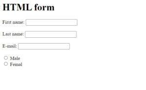 HTML Programs With Their Input And Output