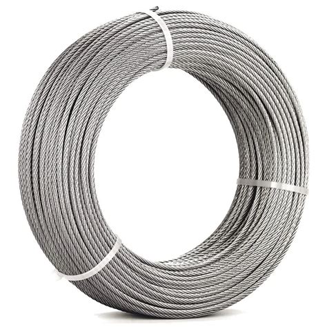 304 스테인리스 스틸 와이어 로프 부드러운 낚시 리프팅 케이블 빨랫줄 직경 06mm 15mm 18mm 2mm