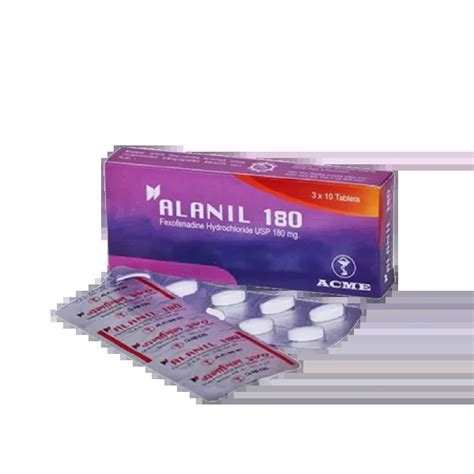 Alanil 180mg The Acme Laboratories Ltd Order Online Osudpotro