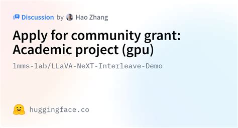 Lmms Labllava Next Interleave Demo · Apply For Community Grant