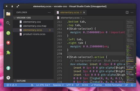 Wip Vscode Custom Css To Fit With Eos 6 Now With Custom Icons