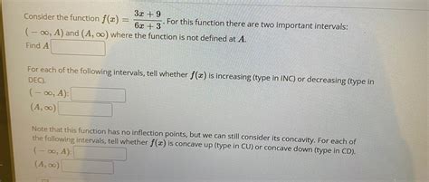 Solved Consider The Function F X 6x 33x 9 For This