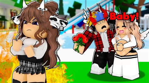 My Boyfriends Ex Girlfriend Got Pregnant Roblox Brookhaven 🏡rp Youtube