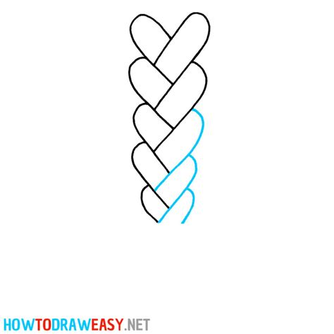 How To Draw A Braid How To Draw Easy