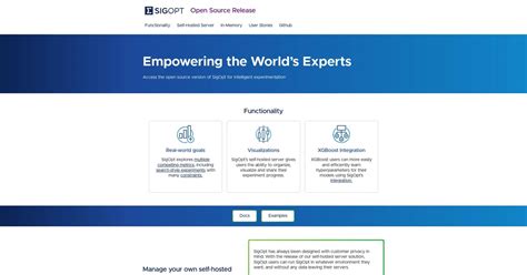 Sigopt Optimize Research With Ai Powered Tuning