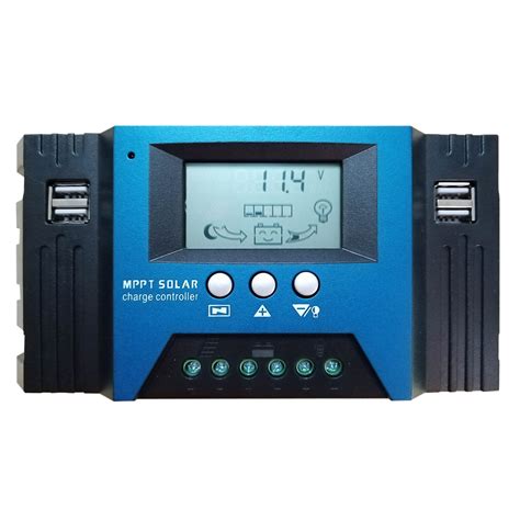 405060100a Mppt Solar Charge Controller With Lcd Display Usb