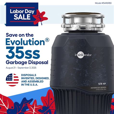 Insinkerator Evolution 35ss Advanced Series Continuous Feed 58 Hp