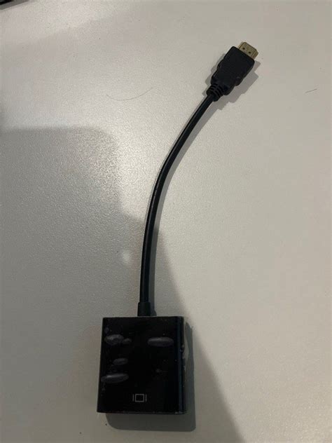 HDMI To VGA Adapter Computers Tech Parts Accessories Cables Adaptors On Carousell