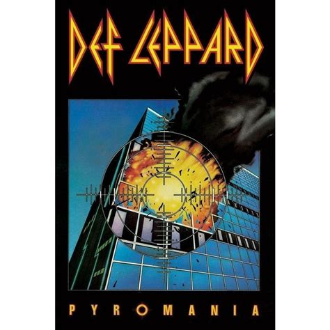 Def Leppard Pyromania Album Cover Heavy Metal Music Rock Roll Band