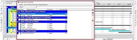 Primavera P6 Professional Basics Assign Resources To Activities By Role