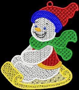 Css Fsl Snowman C Some Stitches