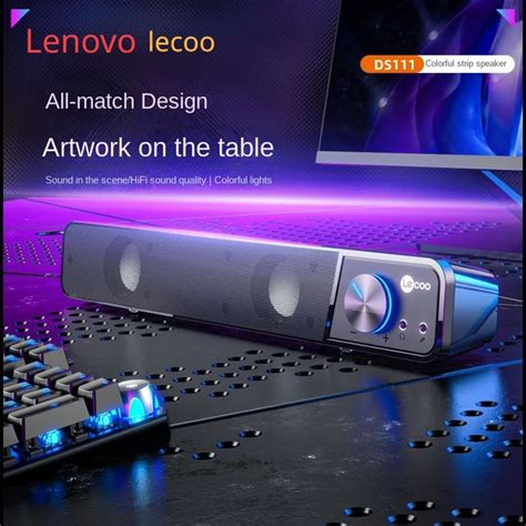 Jual Lenovo Lecoo Wireless Soundbar Bluetooth Speaker Tv Pc With Aux