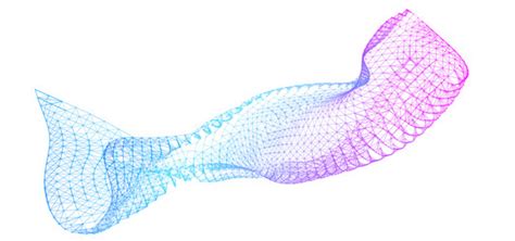 Network Lines Net Wave Information Flow Royalty Free Vector