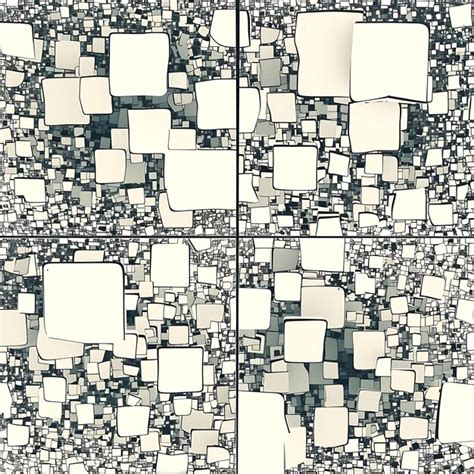 Premium Photo Design Of Fragmented Fragmented Screen Digital Building With Arrays Of Frame