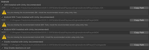 Android Tools Missing Ask Gamedevtv