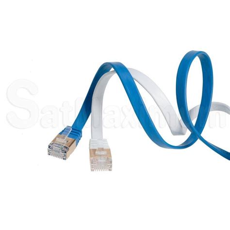 U Ftp Cat7 Flat Shielded Ethernet Patch Cord Cable Satmaximum