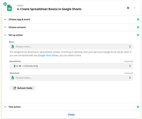 Google Sheet Error The Spreadsheet Row Could Not Be Sent To Google Sheets Unable To Get Value
