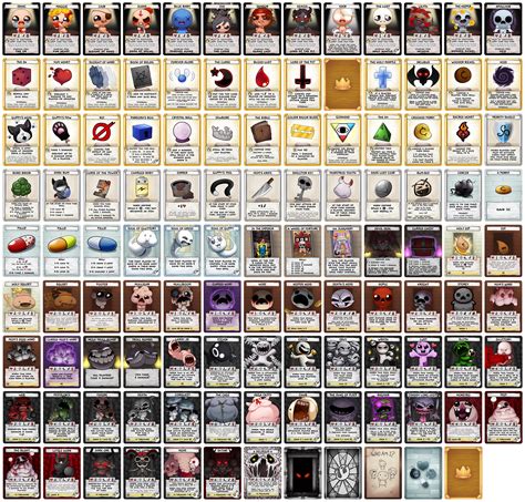 Every card we got to see in 4 Souls so far UPDATED : r/bindingofisaac