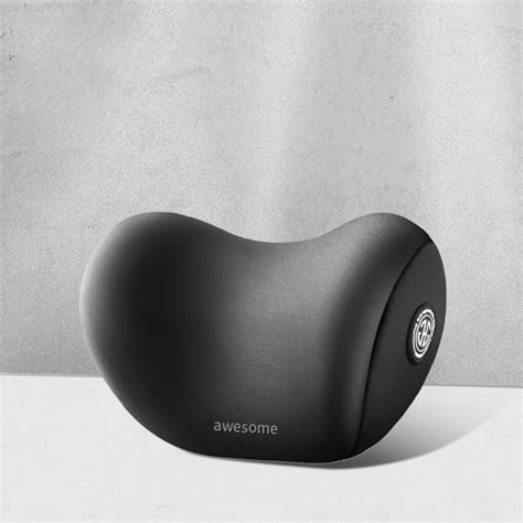 Cod🚕awesome หมอนรองคอ รองไหล่ ที่รองพิง พนักพิงศีรษะ เมมโมรี่โฟม หนังนิ่ม ที่รองพิงหลังสำหรับ