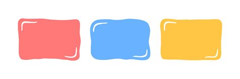 손으로 그린 미니멀 한 따옴표 포스터 세트 따옴표 프레임 빈 템플릿 세트입니다 격리된 텍스트 상자입니다 빈 음성 거품을 색칠합니다 흰색 배경의 벡터 그림 0명에 대한 스톡