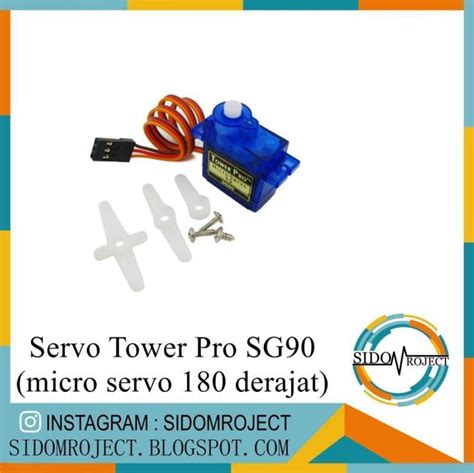 jual motor servo tower pro sg90 micro servo 180 derajat di seller