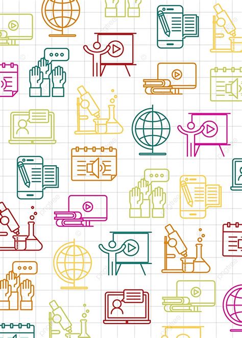 선형 교육 배경 화려한 라인 레이블 패턴 상 교육 만화 배경 일러스트 및 사진 무료 다운로드 Pngtree