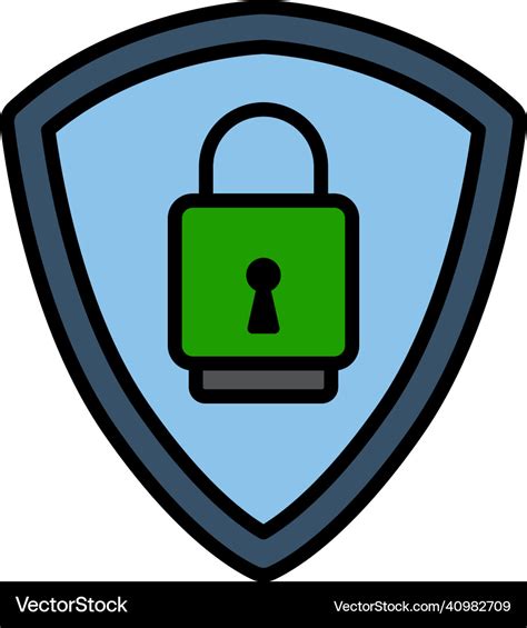 Data Security Icon Royalty Free Vector Image Vectorstock